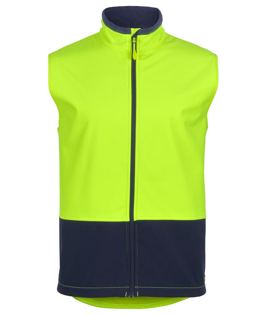 HI VIS THREE LAYER SOFTSHELL VEST – Logoland